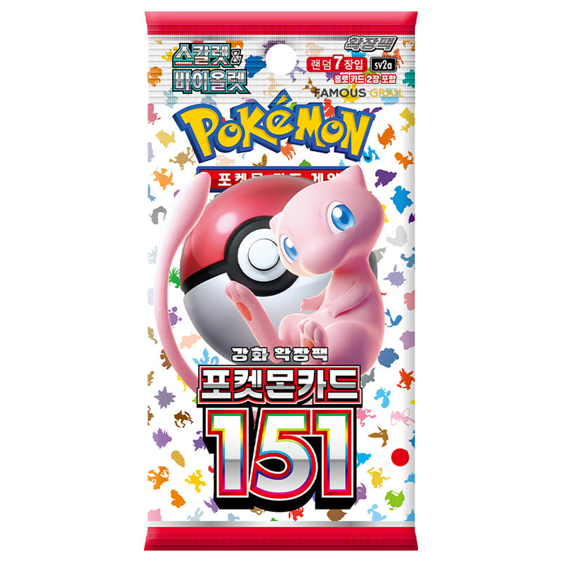 Pokemon 151 Korean Booster Pack – Famous Grail