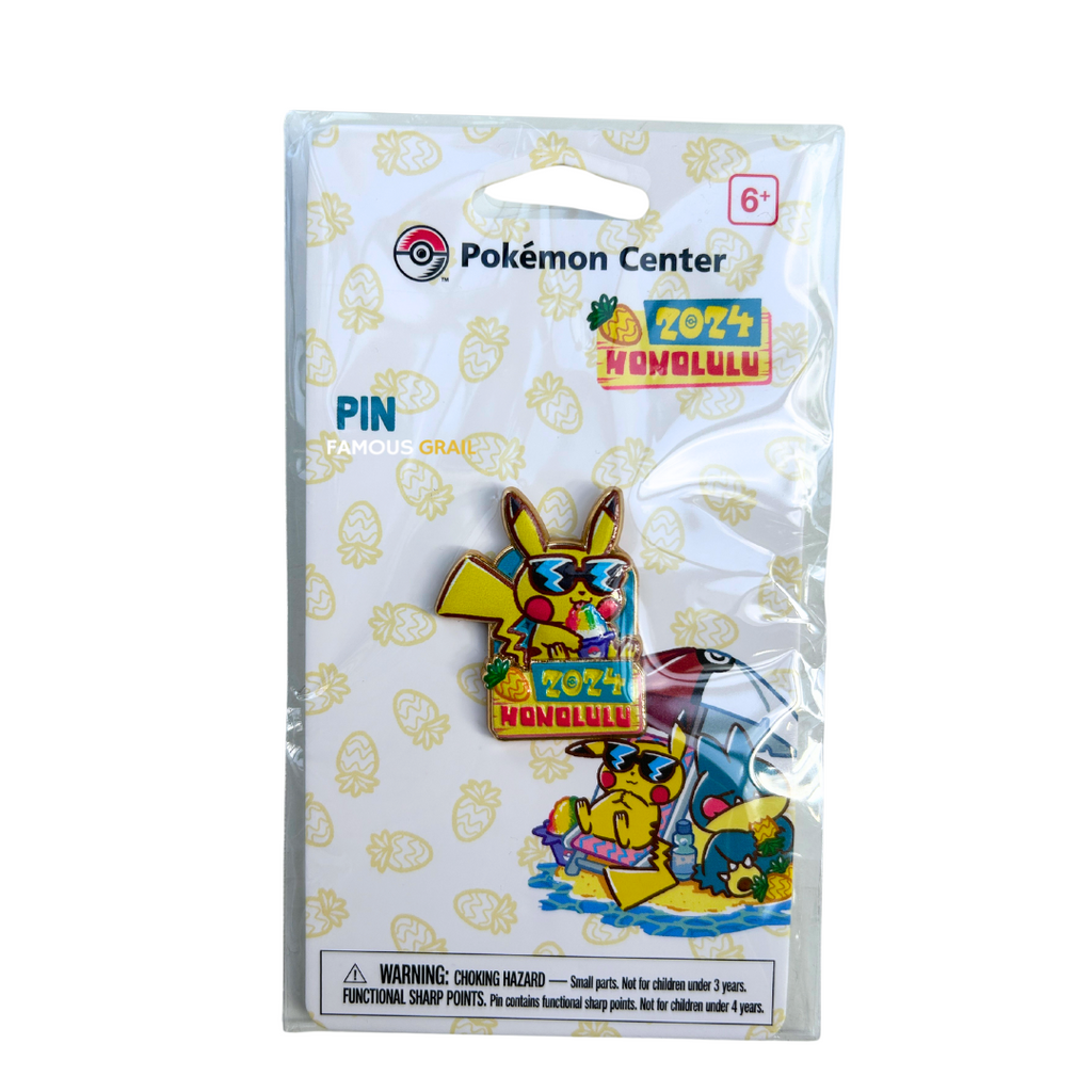 Pokemon World Championships 2024 Hawaii - Pikachu Metal Pin – Famous Grail